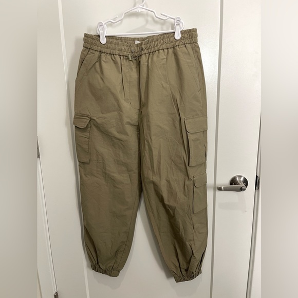 OAK + FORT | Pants & Jumpsuits | Oak Fort Green Cargo Pants | Poshmark